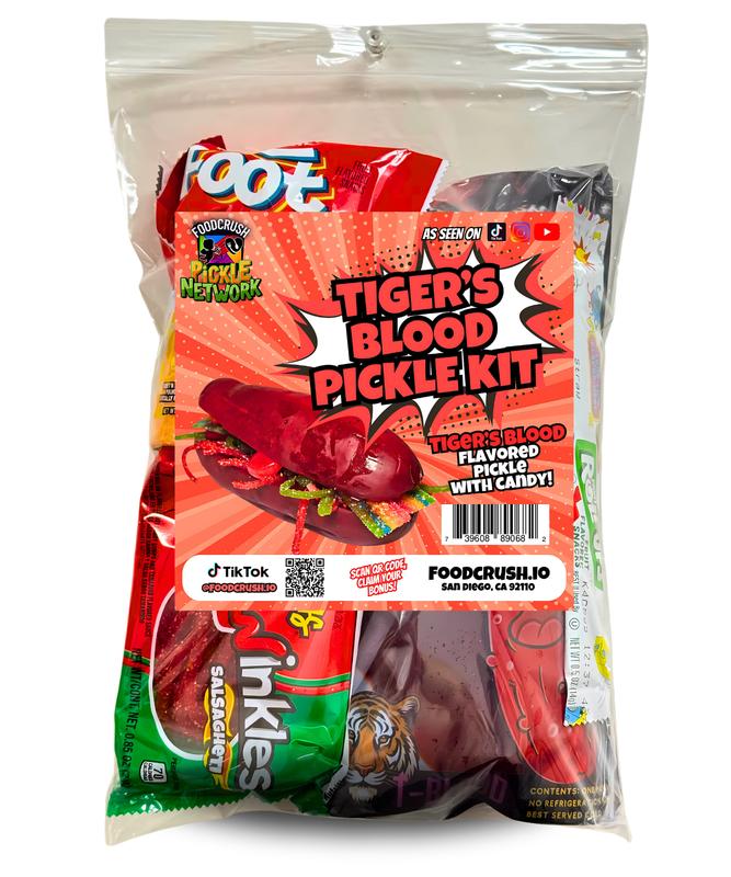 Red Chamoy Pickle Kit with Mexican Candy and pop rocks! - TikTok Shop