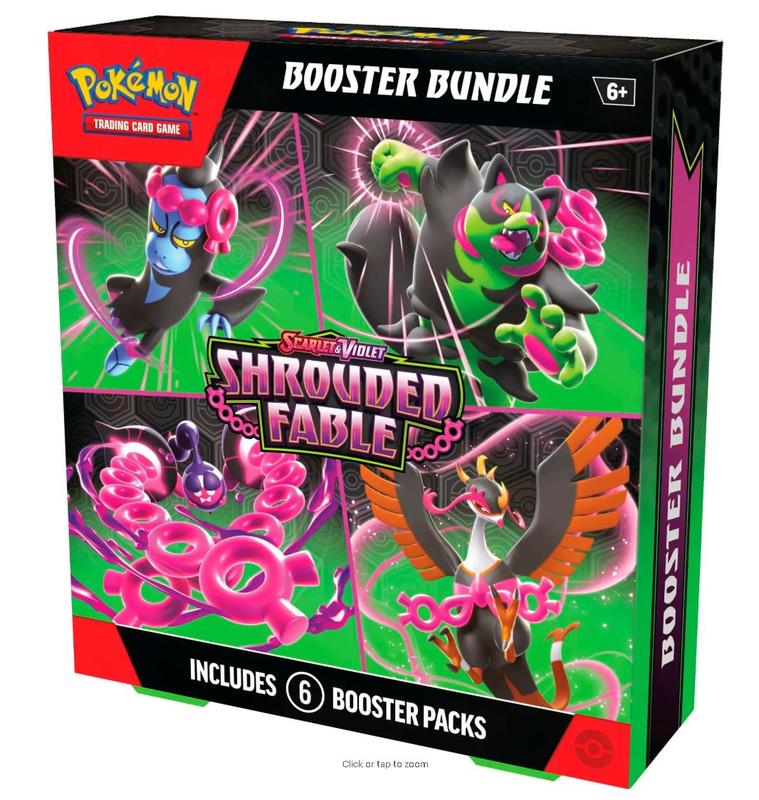 Pokemon TCG: Scarlet and Violet Shrouded Fable Booster Bundl - TikTok Shop