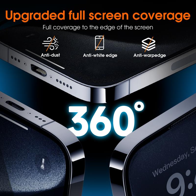 TIDEOK 2 Pack Screen Protector for iPhone 16/15/14/13-10s Fast - TikTok ...