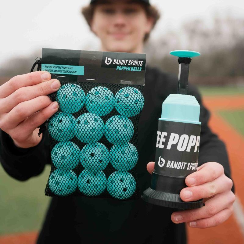 Popper Bundle - Baseball Training Equipment Pack with Balls - TikTok Shop