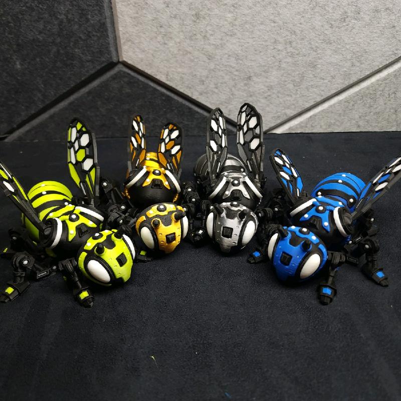 Articulated Cyber Bee Figurine - TikTok Shop