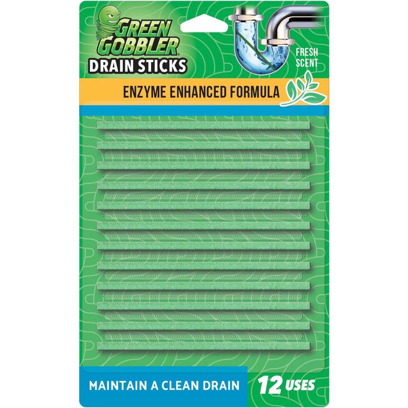 Green Gobbler Drain Cleaner and Deodorizer Sticks with Enzymes - TikTok ...