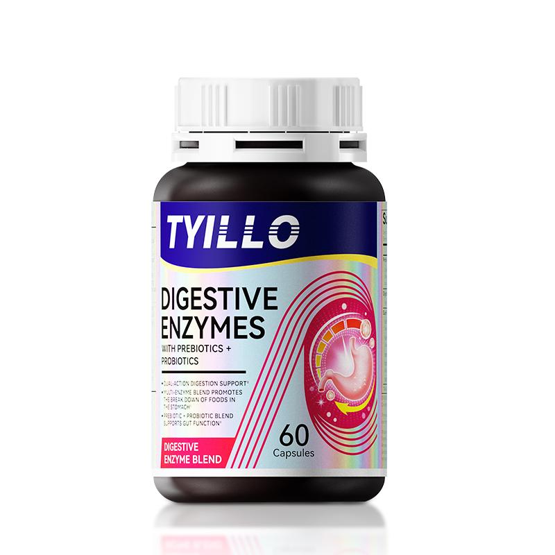 TYILLO [Gastrointestinal Savior] Probiotics + Digestive Enzymes Dual ...