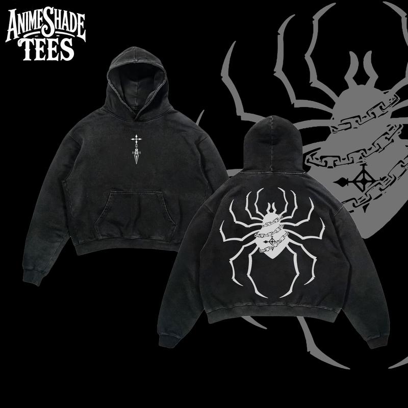 Phantom Troupe Spiders Hoodie – Vintage Oversized Hunter x Hunter ...