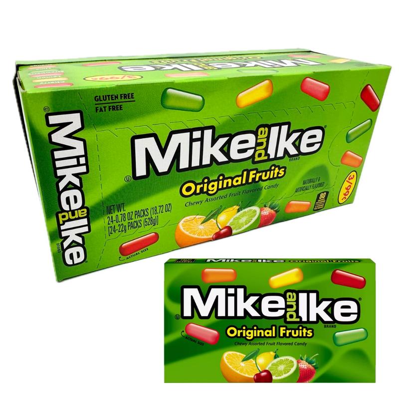 Mike and Ike Candy, Pack of 24 Boxes - 0.78 Ounce Each / Fruit - TikTok ...