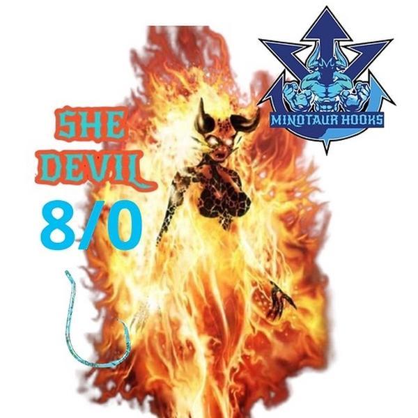 8/0 She Devil Minotaur Hooks - TikTok Shop