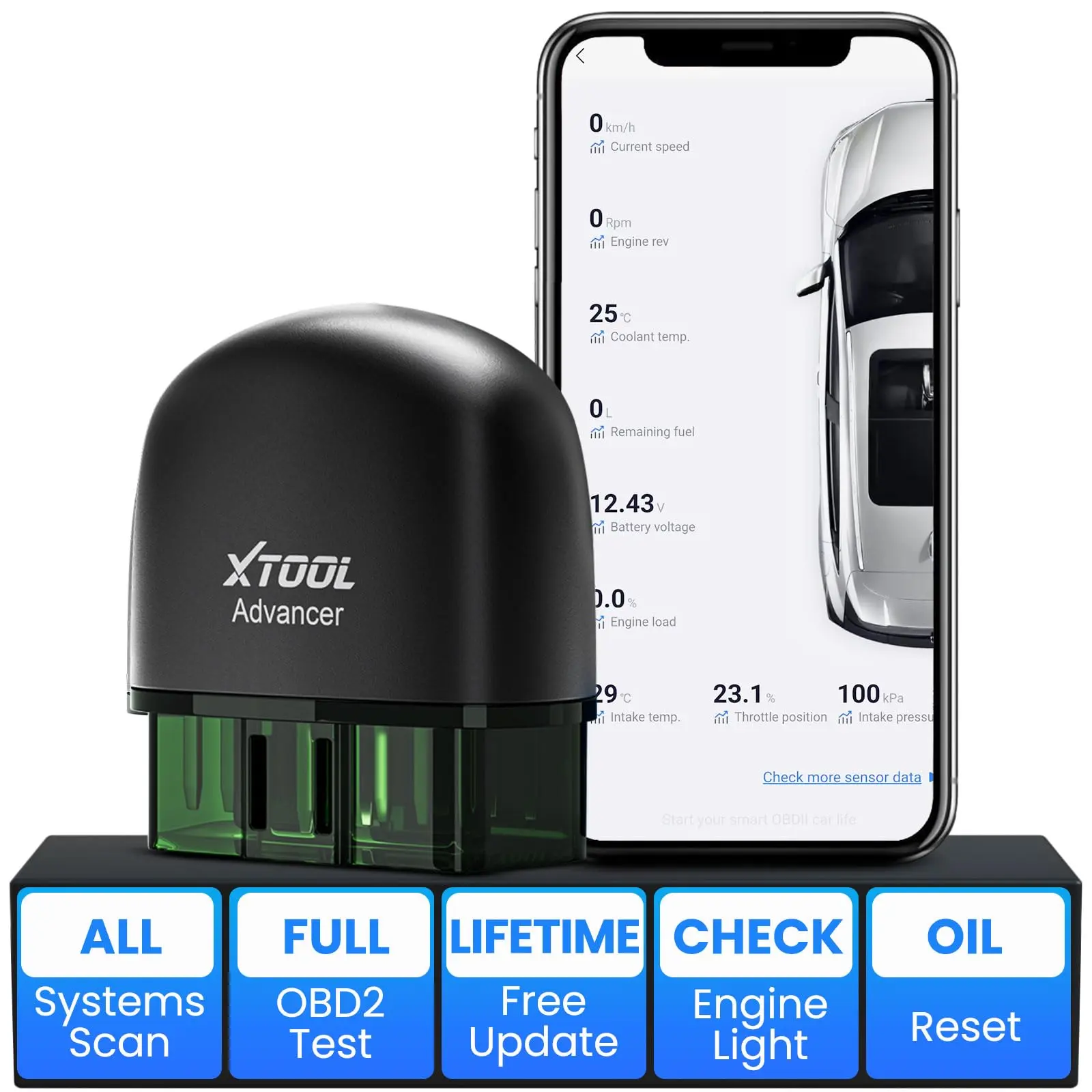 CY3001 OBD2 Car Scanner Code Reader Engine Fault Diagnostic Scan ...