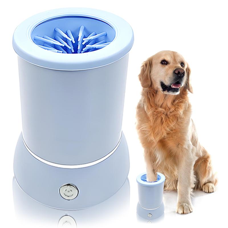 Electric Dog Paw Cleaner and Massager - Portable USB Rechargeable ...
