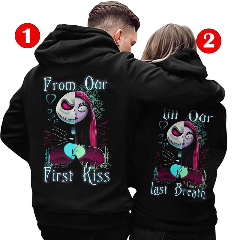 Jack And Sally Couple Hoodie, Nightmare Before Christmas Couples ...