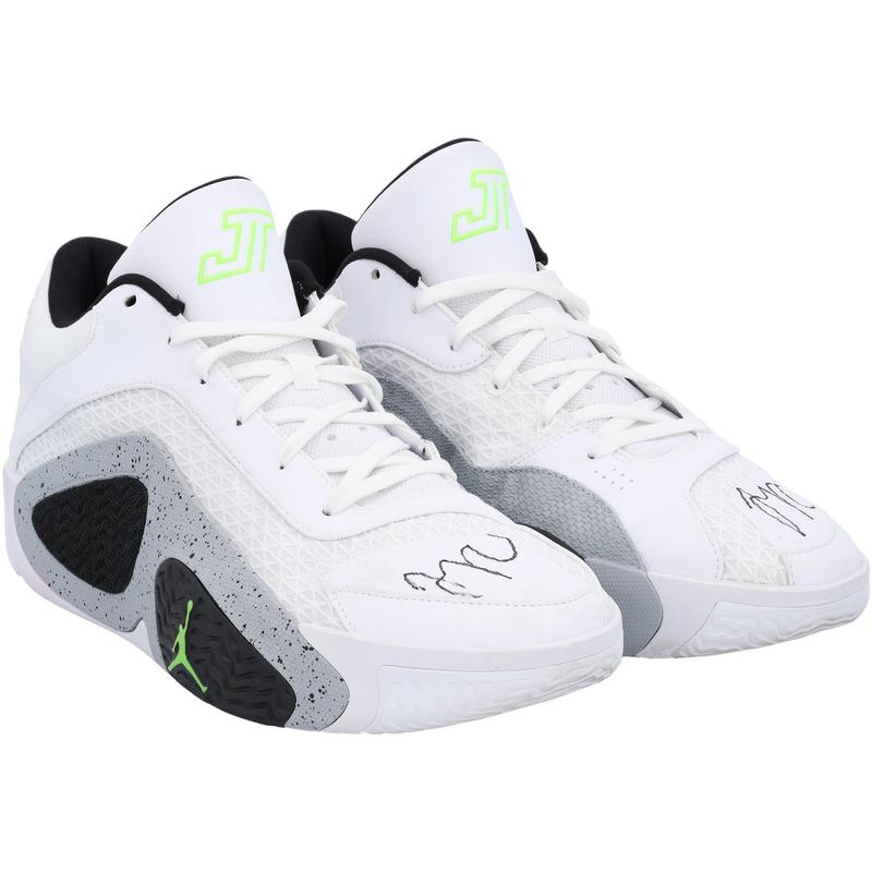 Jayson Tatum Boston Celtics Autographed Game-Used White Jordan - TikTok ...