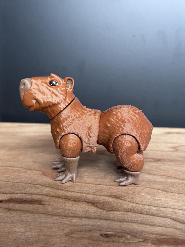 Articulated Fidget Capybara - Multi-Color 3D Print, Articulated ...