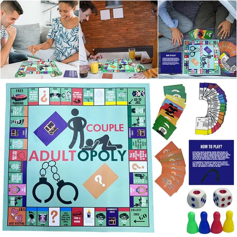 Adultopoly Board Game for Couples Portable Relationship Card - TikTok Shop