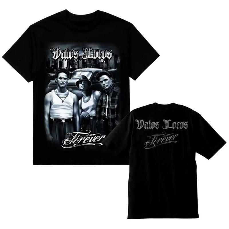 Vatos Locos Forever T-Shirt, Chicanos Clothing, Chicano Oufits ...