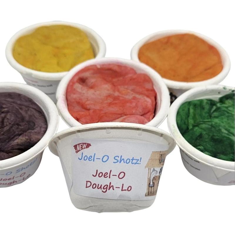 Joel-O Dough-LO Shotz Dough Fish Bait 2oz/5oz Soft Versatile Colors & Flavors for Trout Crappie ...