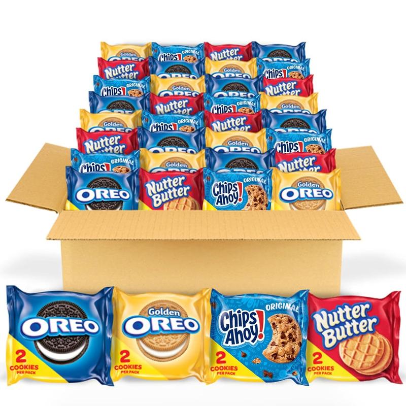 OREO Original, OREO Golden, CHIPS AHOY! & Nutter Butter Cookie Snacks ...