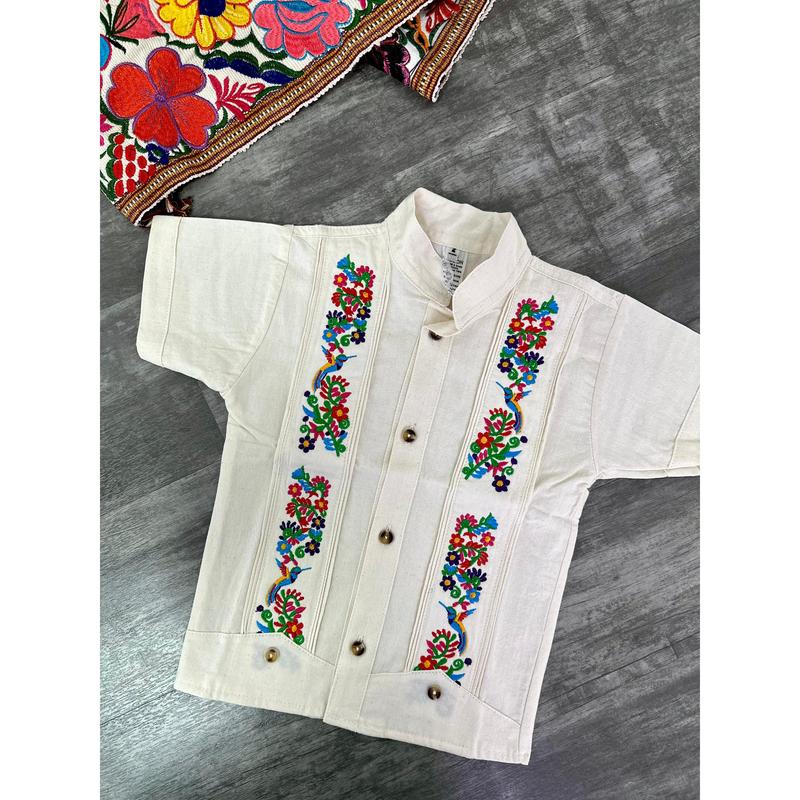 Colibri Mexican Guayabera Cream - TikTok Shop