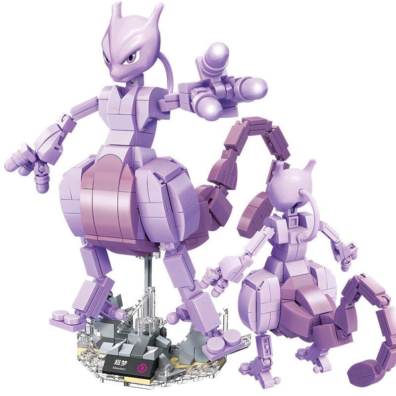 Pokemon Mewtwo Charizard Building Blocks Set | Anime DIY - TikTok Shop