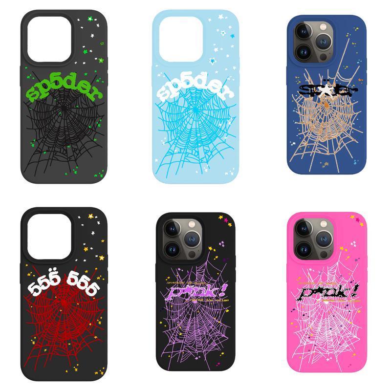 Sp5der Punk Style Phone Case - Punk Street Cover for iPhone 16, 15, 14 ...