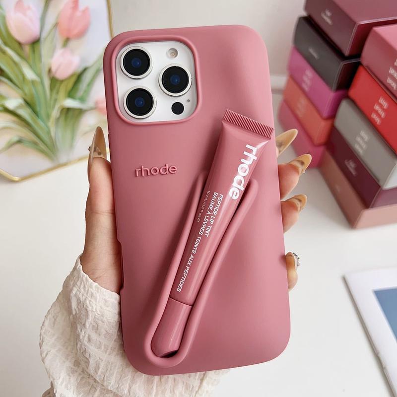 iPhone17/16/15/14/13Pro/Max with Box Lipstick Silicone Phone Case Lip ...