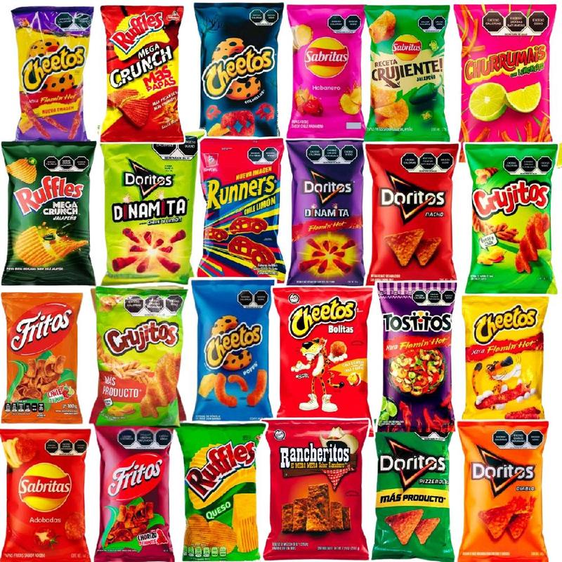 Sabritas Mexican Chips Pack of 10 - Single Serve Assorted Flavors ...