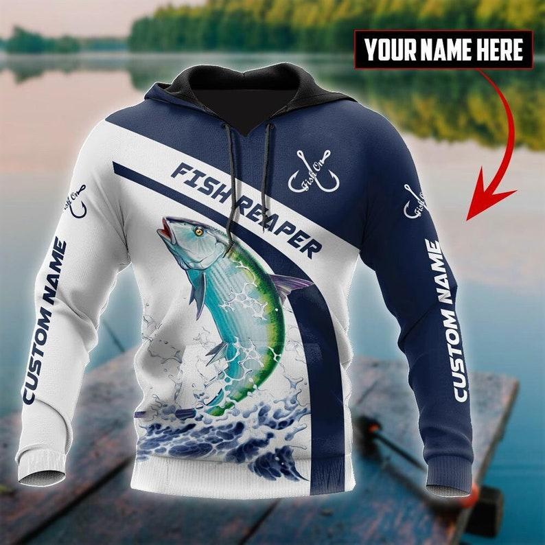 Personalized Unisex Novelty Hoodie Bonefish fishing Pullover - TikTok Shop