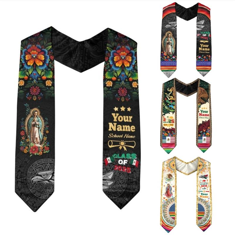 Custom Mexican Graduation 2025 Sash, Mexico Graduation Stole - TikTok Shop