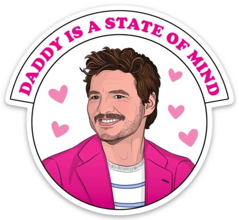 Pedro Pascal Daddy Die Cut Sticker Waterproof Decor Decorative Vinyl ...