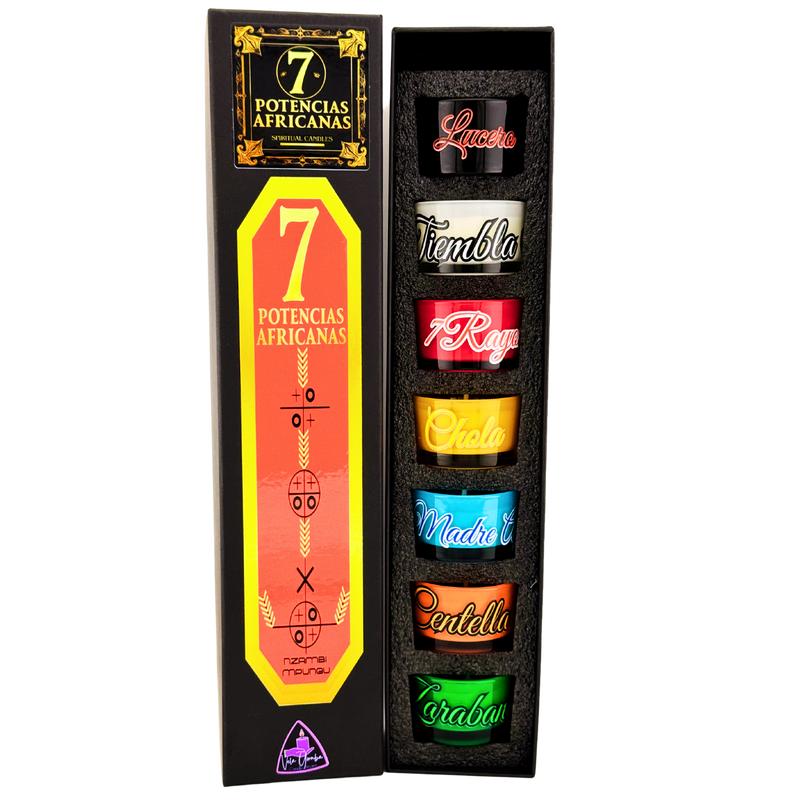 Seven African Powers Candle Set 7 Handcrafted Candles with Premium Soy ...