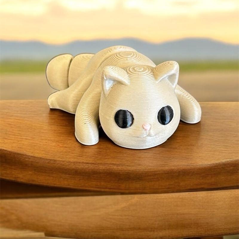 Mini Cat kitty miniature 3D printed figure figurine - TikTok Shop