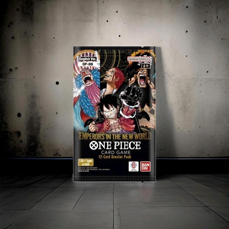 Bandai Op-09 Sleeved Booster Pack - One Piece 12 Cards, Includes ...