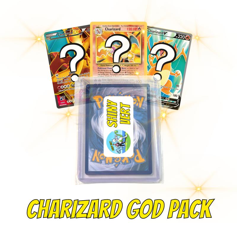 Charizard God Pack - Pokemon Cards 3 Pack Bundle - TikTok Shop