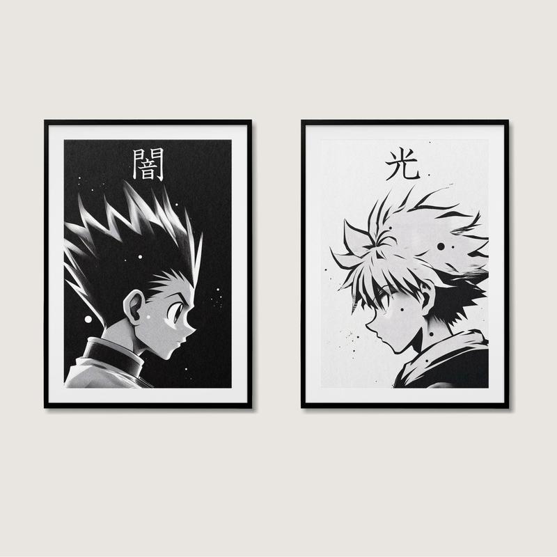 Hunter x Hunter Posters, Killua & Gon Poster - Room Decor Wall - TikTok ...