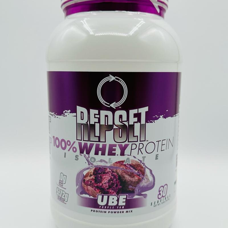 REPSET UBE PURPLE YAM 100% WHEY PROTEIN ISOLATE Fitness Muscle - TikTok ...