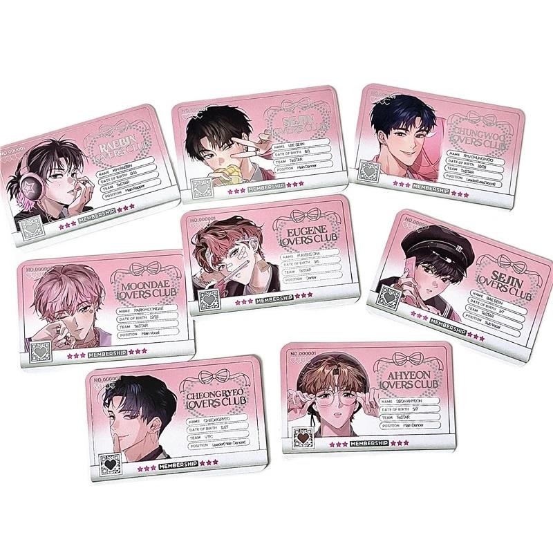8Pcs/Set Korean Manhwa Debut or Die Lomo Card Park Moondae, Lee ...