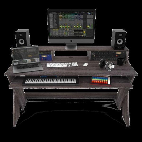 Glorious Sound Desk Pro in Walnut / Studio Furniture with sliding ...