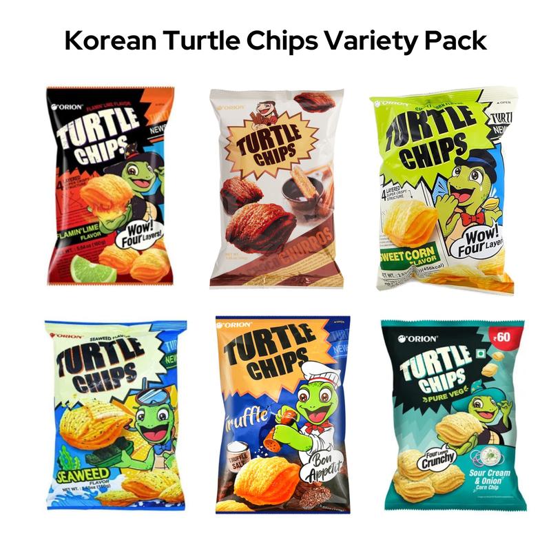 Korean Turtle Chips Variety Pack (160 g Large Bag) - TikTok Shop
