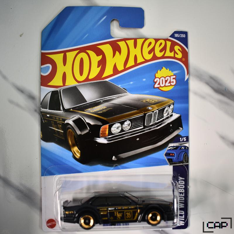 BMW 635 CSi - 2025 Hot Wheels - Black HW Wild Widebody 1/5 185/250 ...