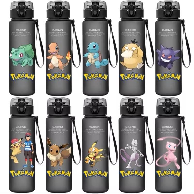 Pokemon Water Cup Anime Portable Children's Cute Pikachu Mewtwo ...