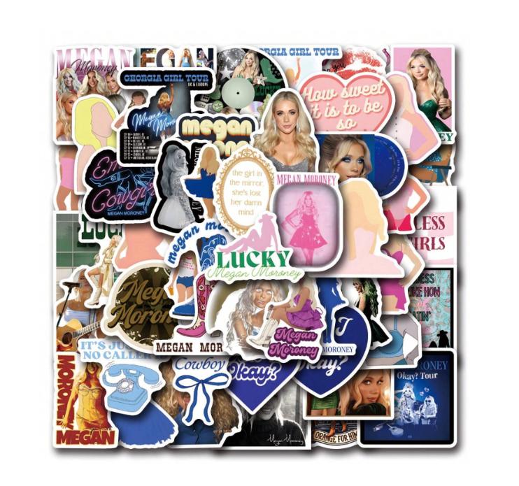 50PCS Megan Moroney Merch Megan Moroney Stickers Megan Moroney - TikTok ...