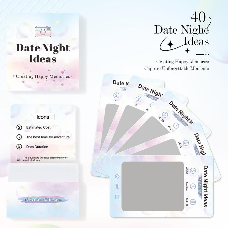 Black Friday--Date Night Idea Cards, Scratch Card Box, 40 Date - TikTok ...