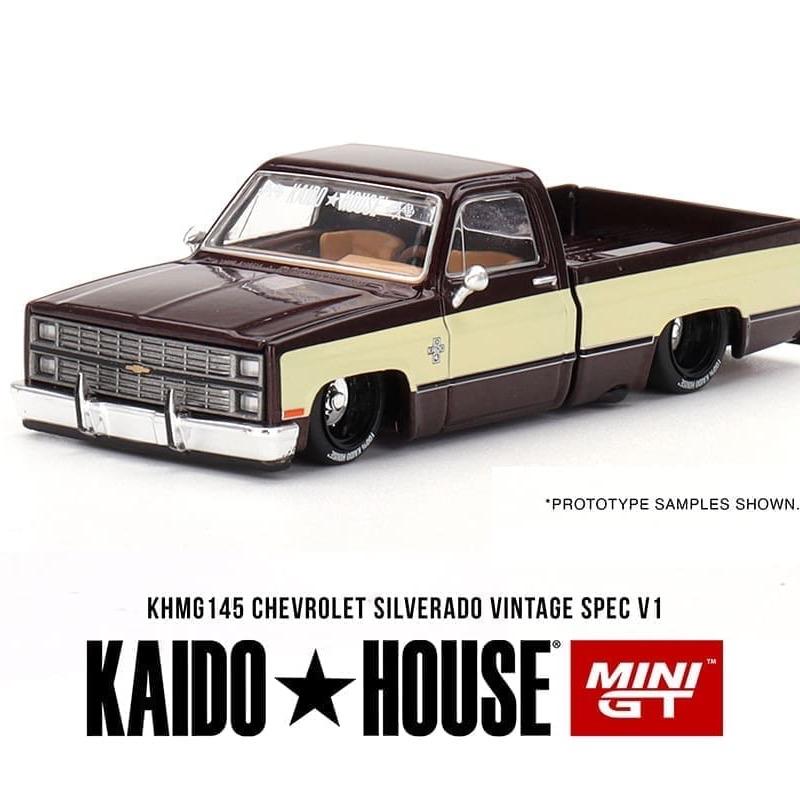 Kaido House x Mini GT 1:64 Chevrolet Silverado KAIDO Vintage - TikTok Shop