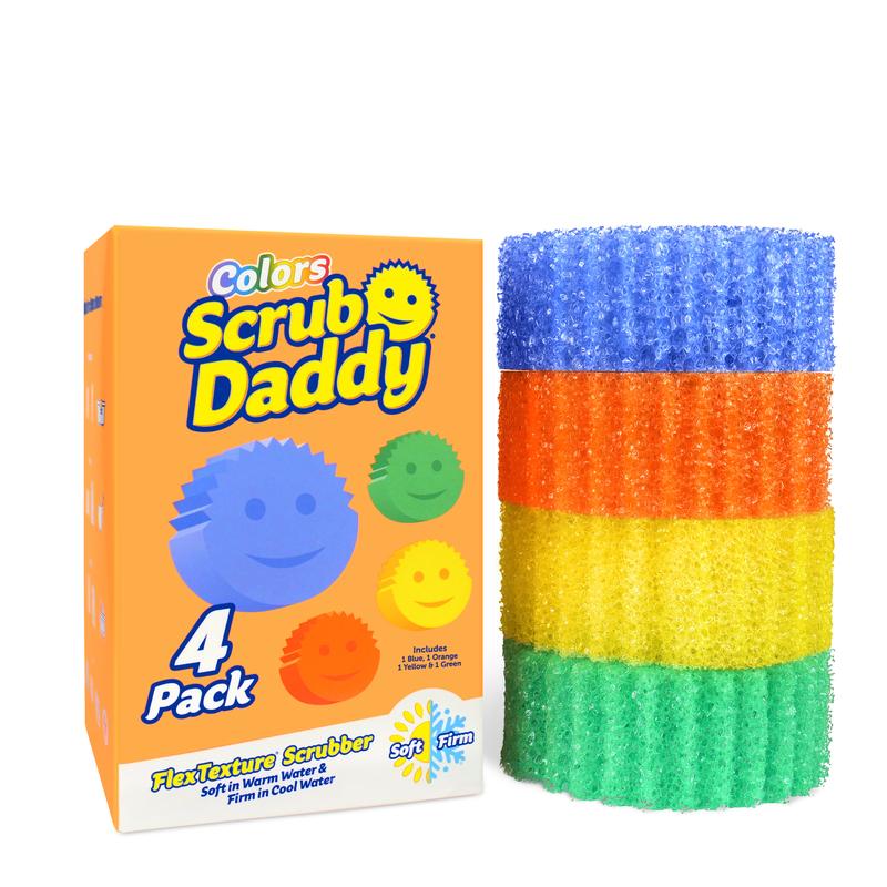 Scrub Daddy Colors (4ct Pack) - Multicolor Sponges - Home Care - TikTok ...
