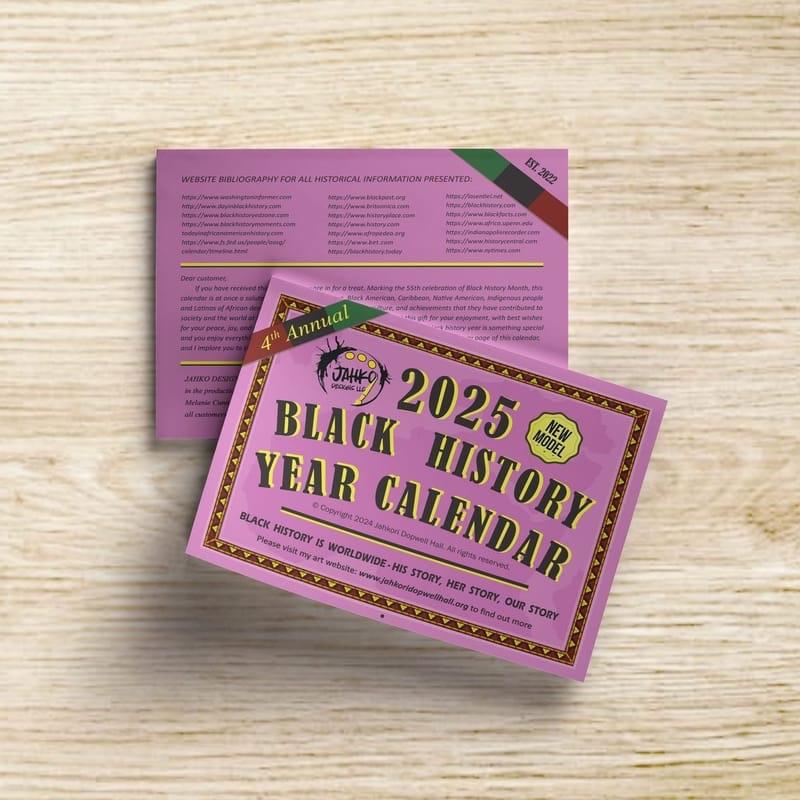Black History Year Calendar - Jahko Designs - TikTok Shop