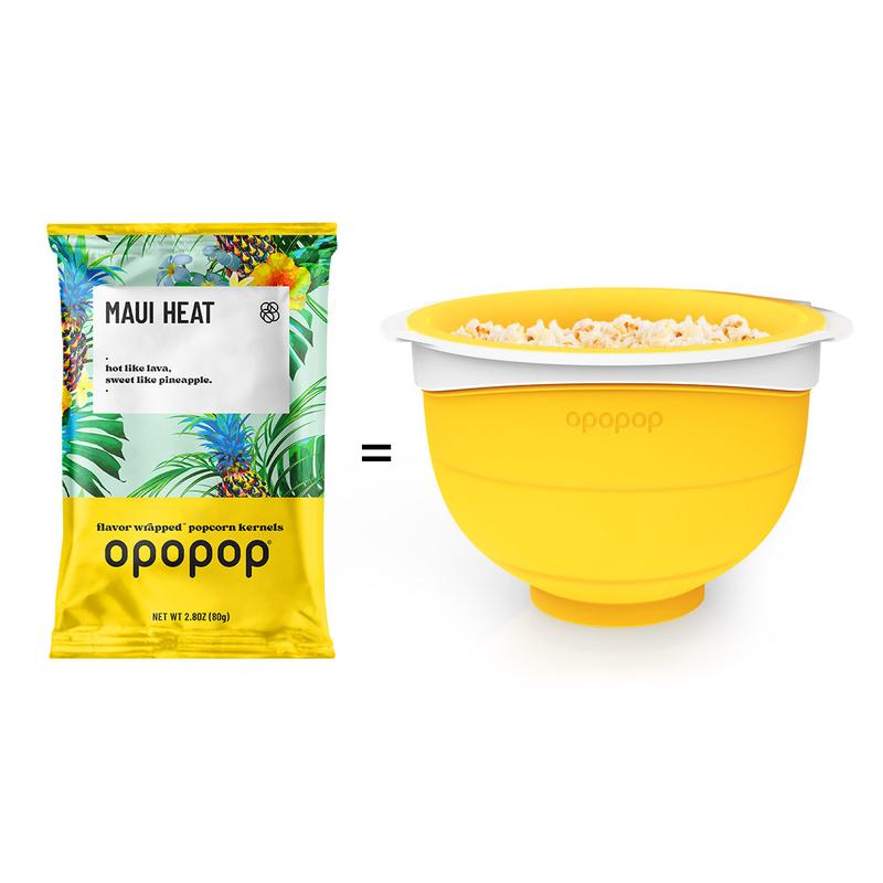 Opopop- Flavor Wrapped Popcorn Kernels Discovery Kit - Trio (3-Pack ...