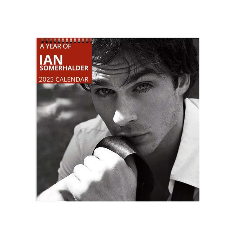 Ian Somerhalder 2025 Wall Calendar Planner, TVD Monthly Planner ...