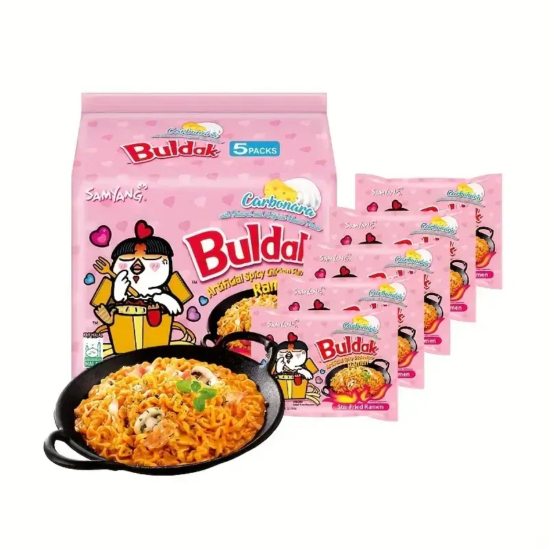 Samyang Buldak Carbonara Rice CakeFood Instant - TikTok Shop
