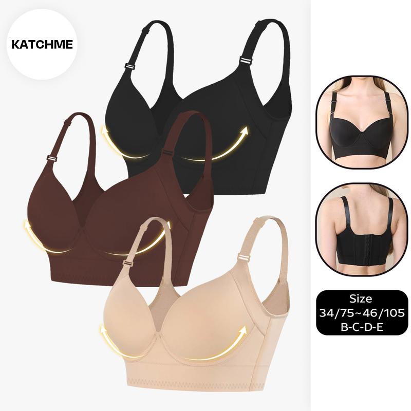 KatchMe Women's Versatile Solid Color Adjustable Straps Soft - TikTok Shop