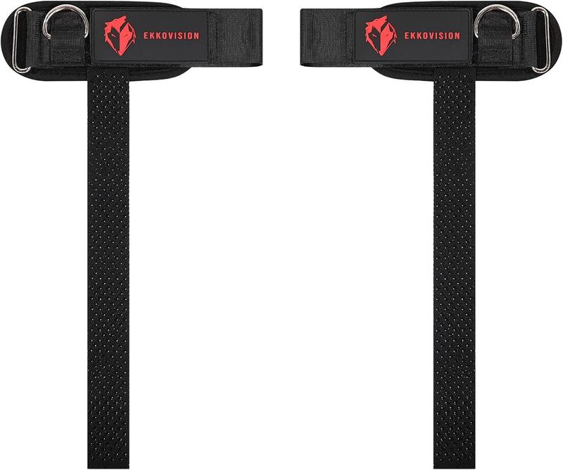 Weight Lifting Straps with Cuffed D Ring, Wrist Support, Heavy Duty ...