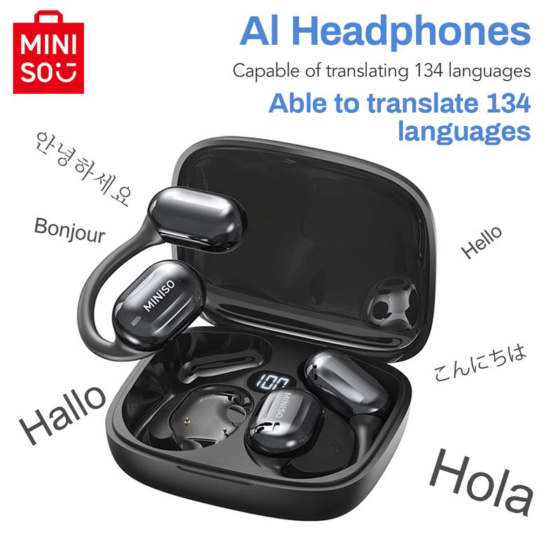 MINISO Translation Earbuds Support 135 Languages Real time Translate ...