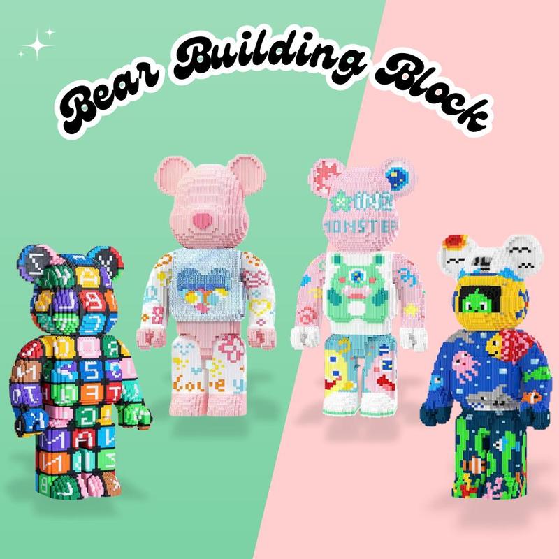 Big Ferocious,Bear Building Blocks,TheVault building block,Bear ...